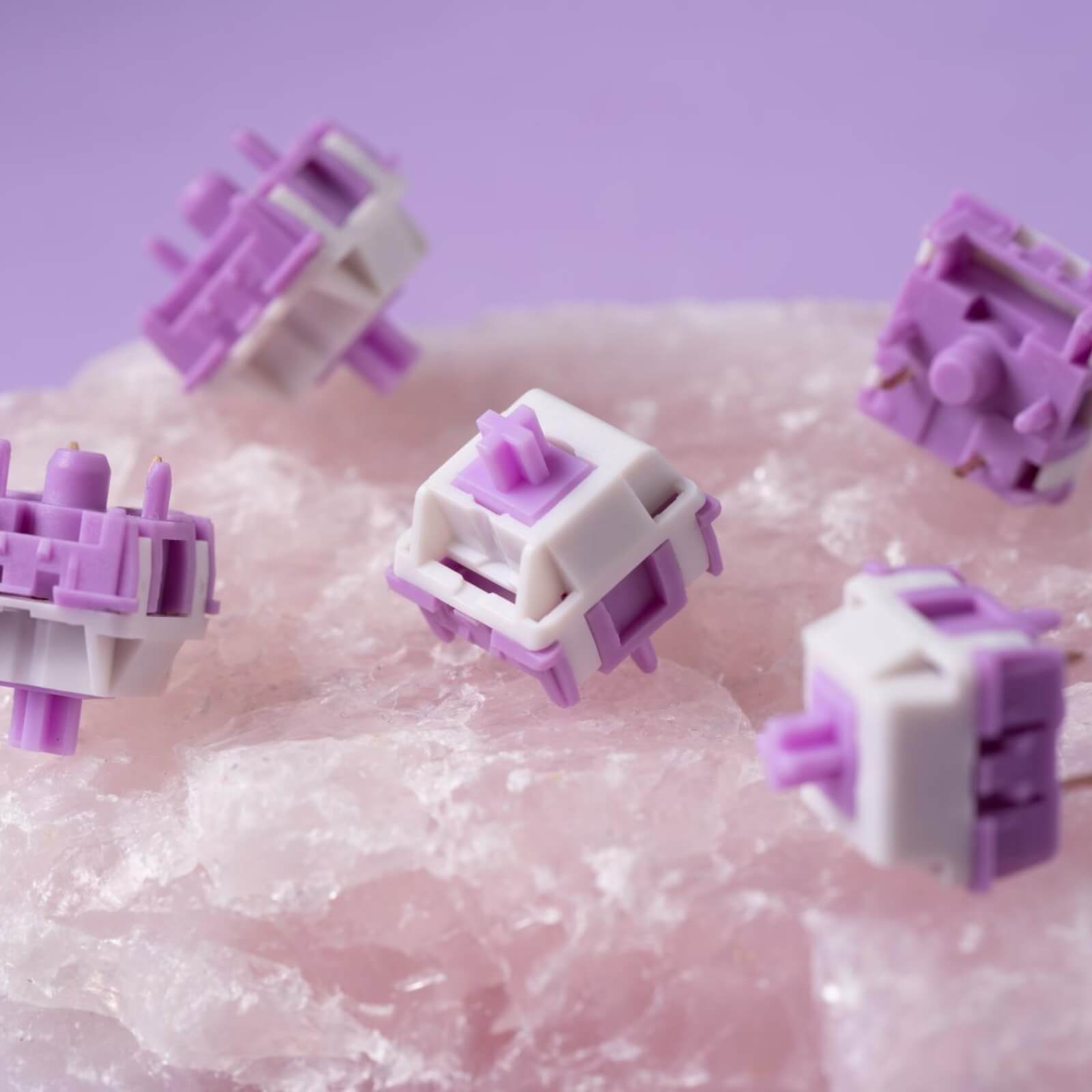 DK Creamery - Blueberry Swirl Switches - SerpentKeys