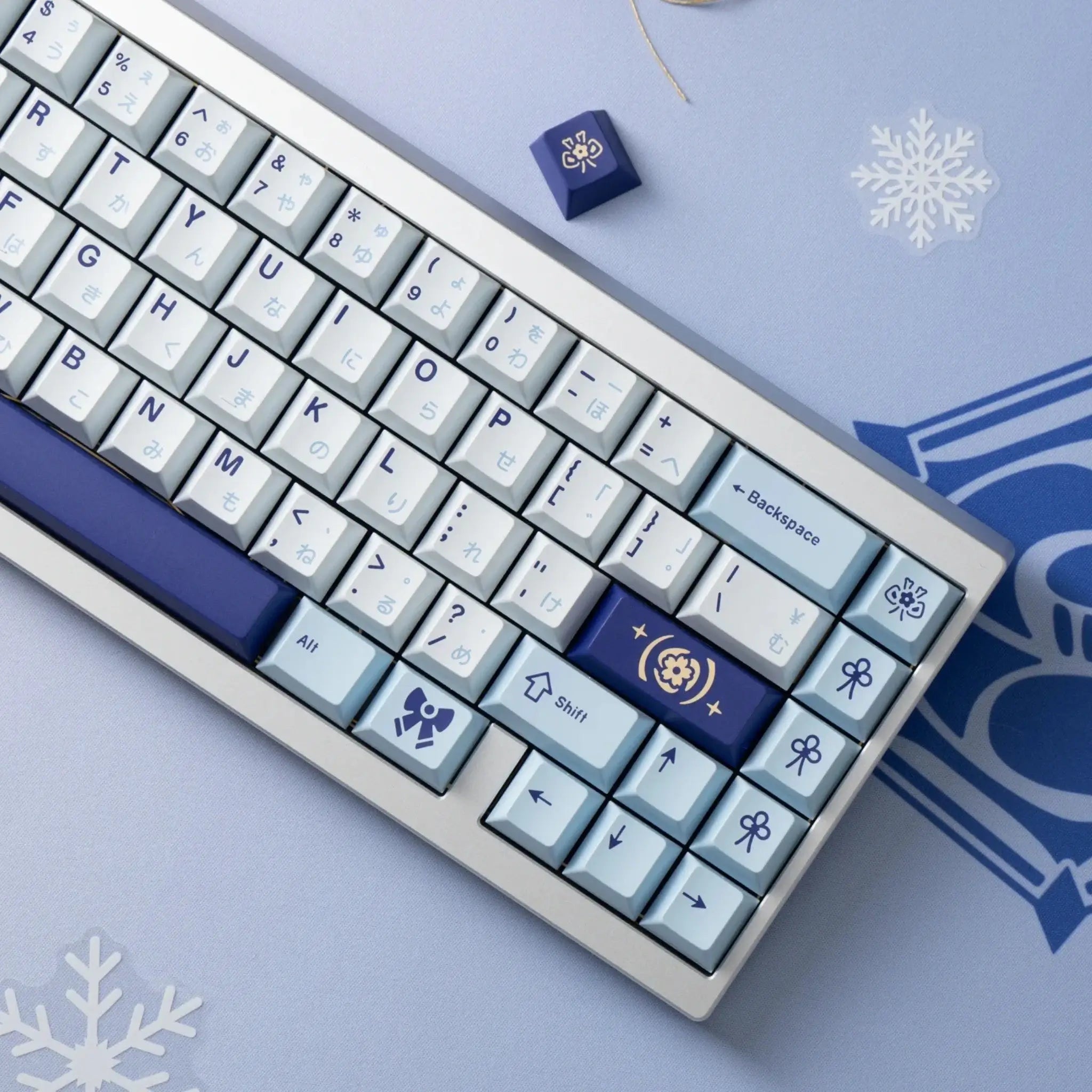 KKB Shirasagi ABS Doubleshot Keycap Set - SerpentKeys