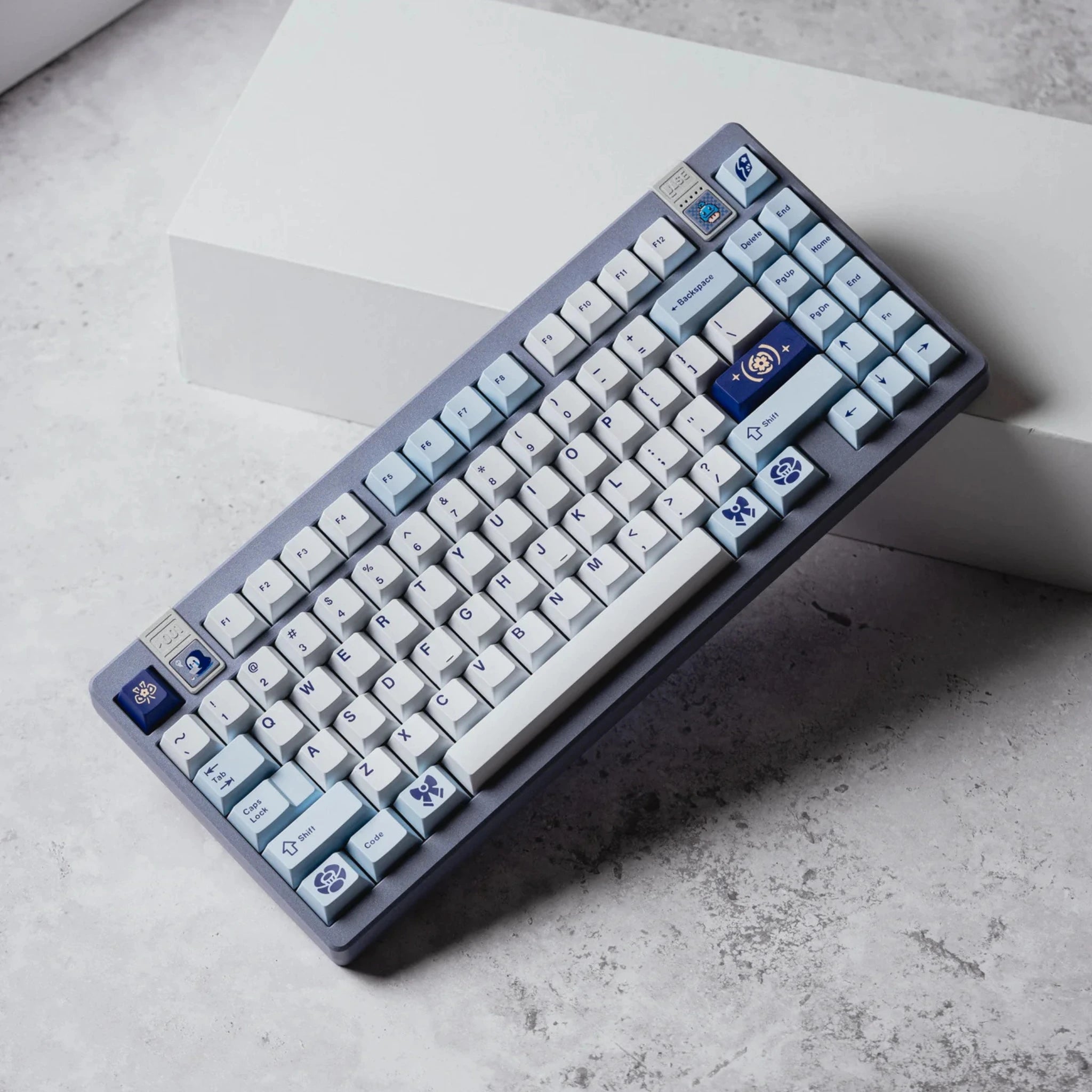 KKB Shirasagi ABS Doubleshot Keycap Set - SerpentKeys