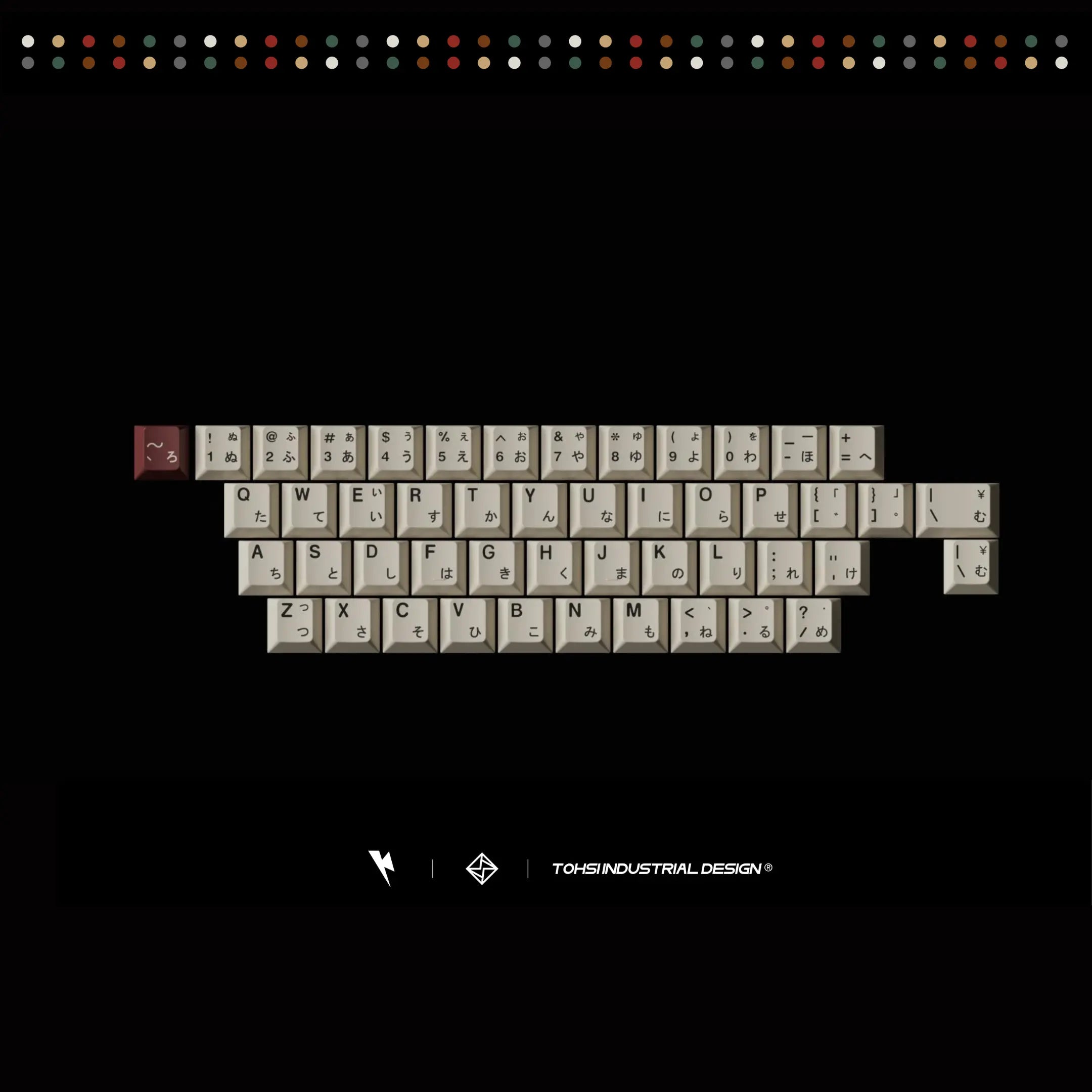 KeyKobo Retro Mixed Lights R2 Keycap Set - SerpentKeys