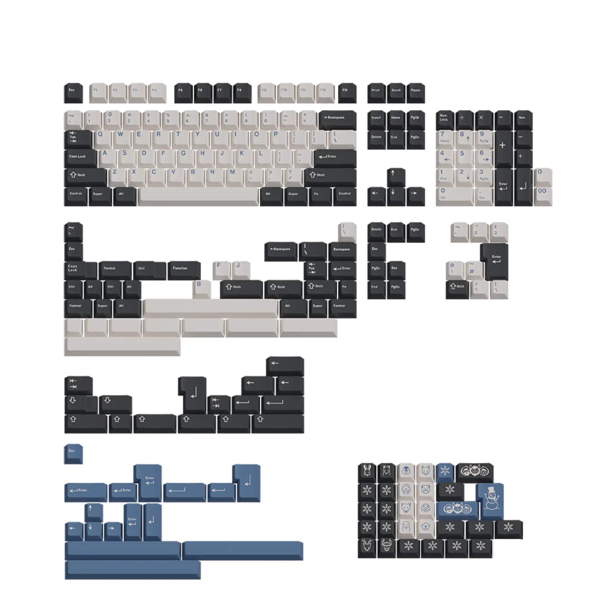 SW Arctic Keycap Set - SerpentKeys